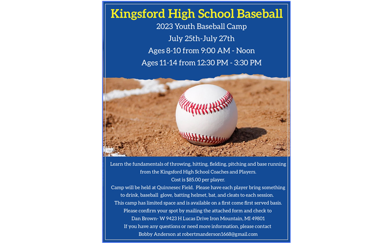 Kingsford Area Little League > Home